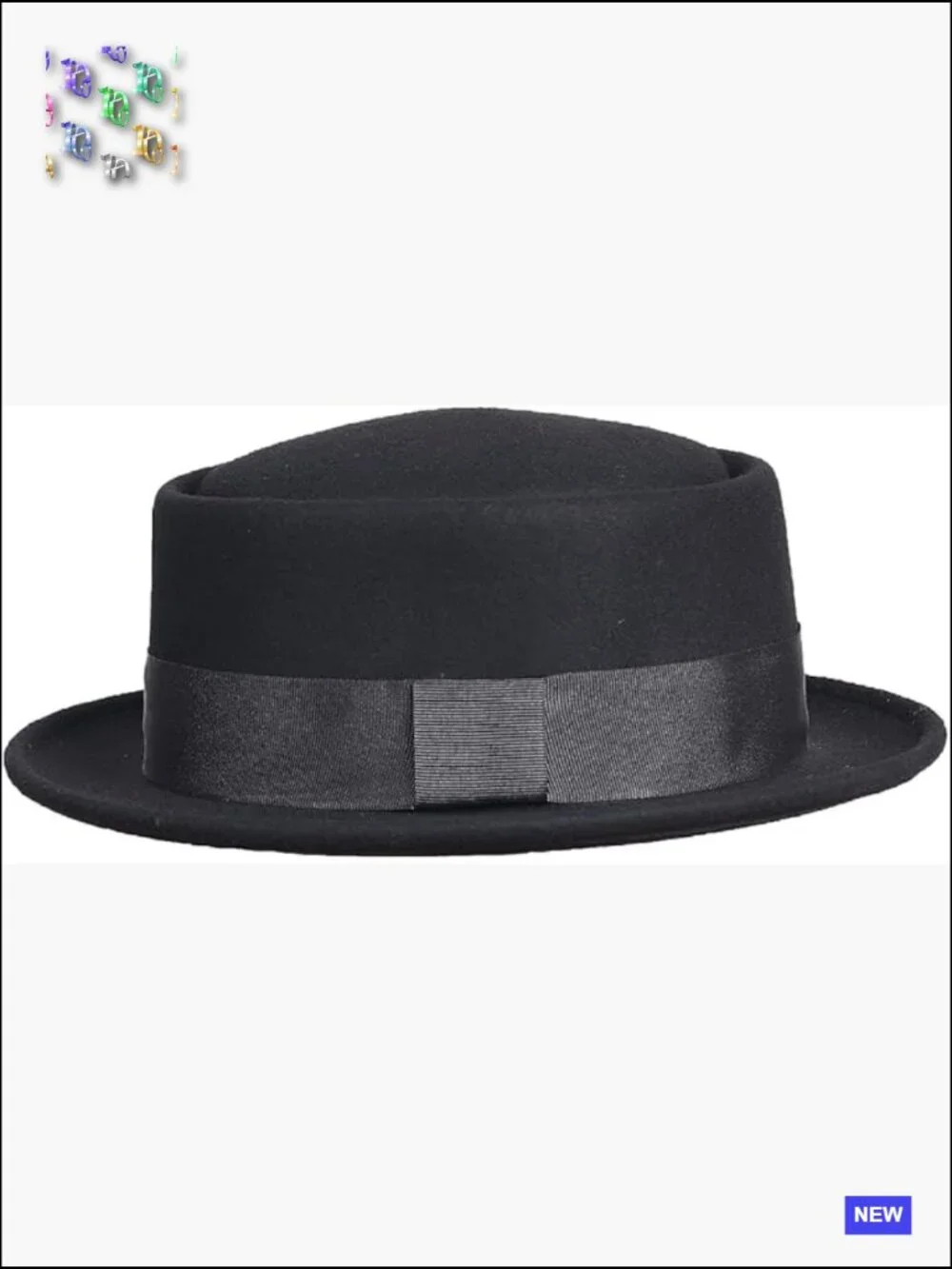 Accessories | Wool Felt Pork Pie Fedora Hat With Ribbon Bow Dome And ...
